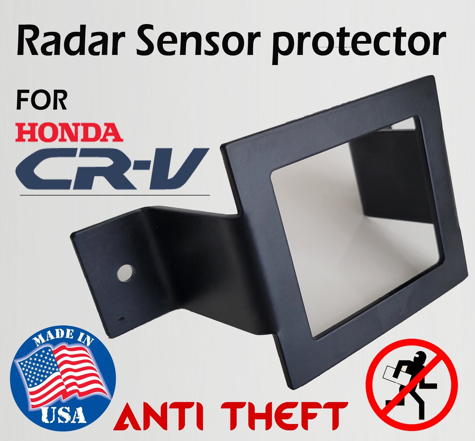 Radar Sensor Protector Cover For Honda CRV 4-Door 2017-2022 Black Anti ...