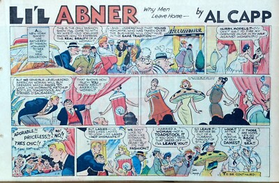 Li'l Abner by Frank Frazetta - large half-page color Sunday comic, Feb ...