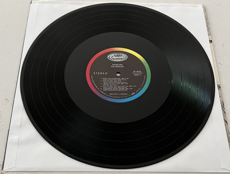 The Beatles~Revolver/LP-NM Vinyl~1969~Capitol Rainbow-Mint Cover/Labels ...
