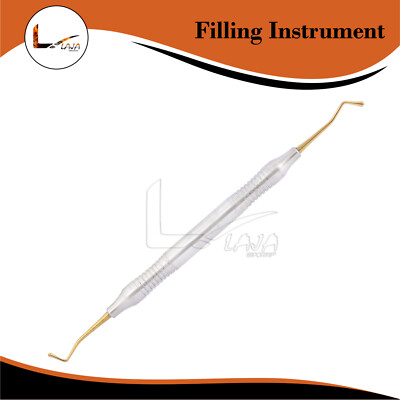 Dental Amalgam Filling Instrument Gold Coated Restorative Stainless ...
