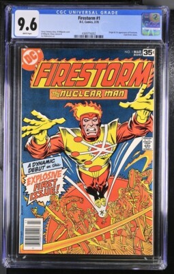 FIRESTORM #1 * CGC 9.6 * 1978 ORIGIN & 1ST APPEARANCE FIRESTORM KEY DC ...