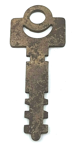 Vintage Key Flat Half Moon Bow Cut-Out Marked "5" Warded Appx 2 ...