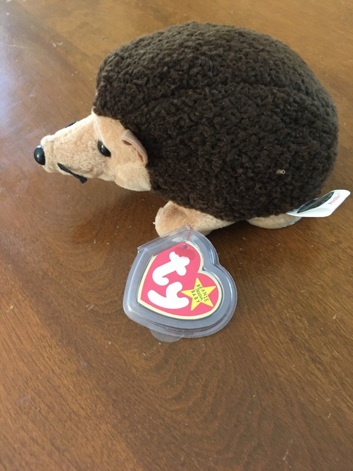 TY Beanie Baby - PRICKLES the Hedgehog 1999 (6 inch) - MWMTs Stuffed ...