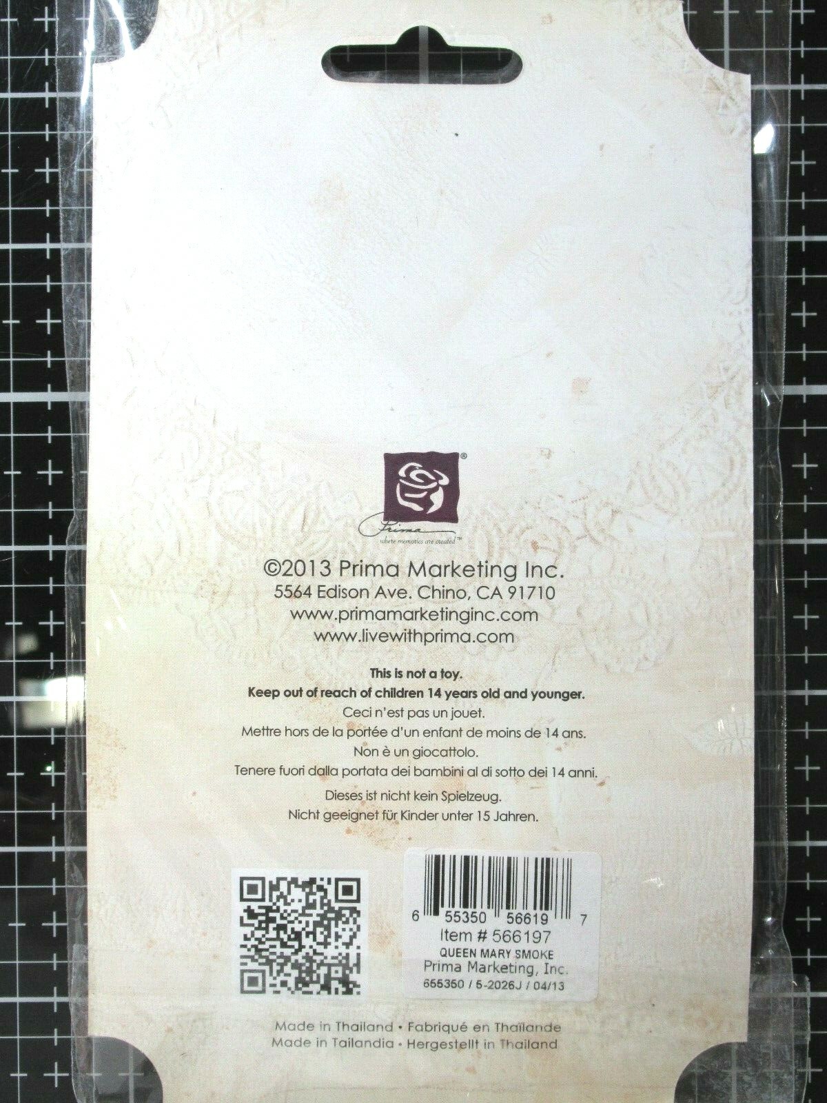 New Package Prima Marketing Flowers - Queen Mary Smoke, 566197 | eBay