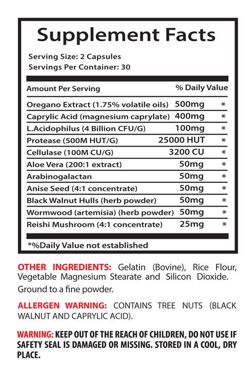 Women Probiotic CANDIDA AWAY 1275mg Ultimate Cleanse Detox Your Body ...