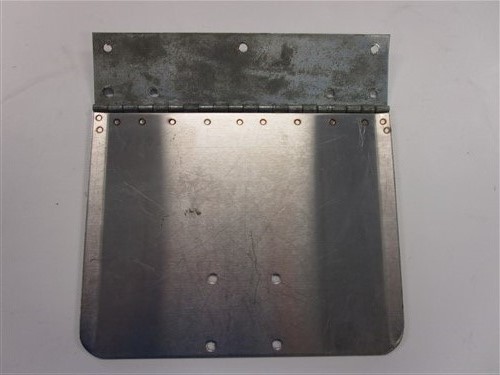 TRIM TAB PLATE WITH HINGE STAINLESS STEEL 10" X 10 3/8" MARINE BOAT | eBay