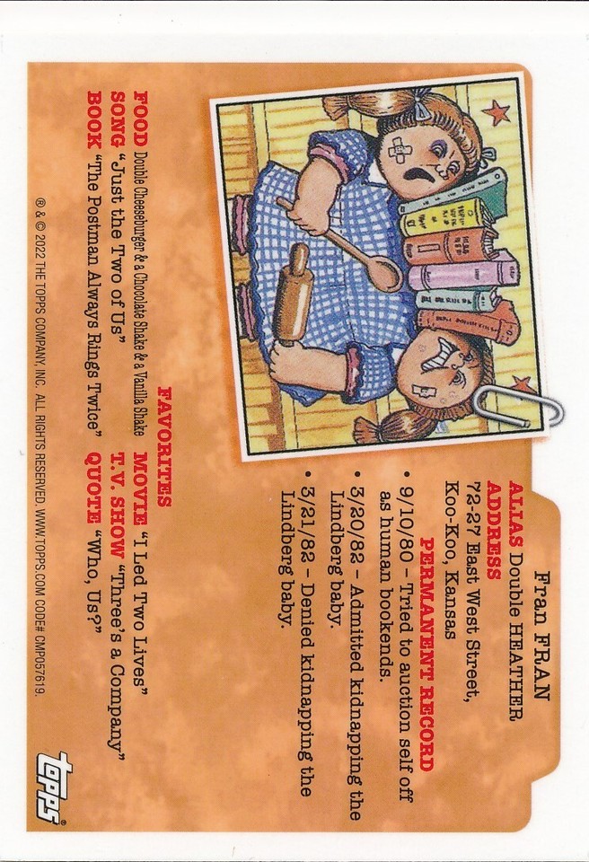 177A MELTIN' MILTON 2022 GPK Garbage Pail Kids Chrome Series 5 | eBay