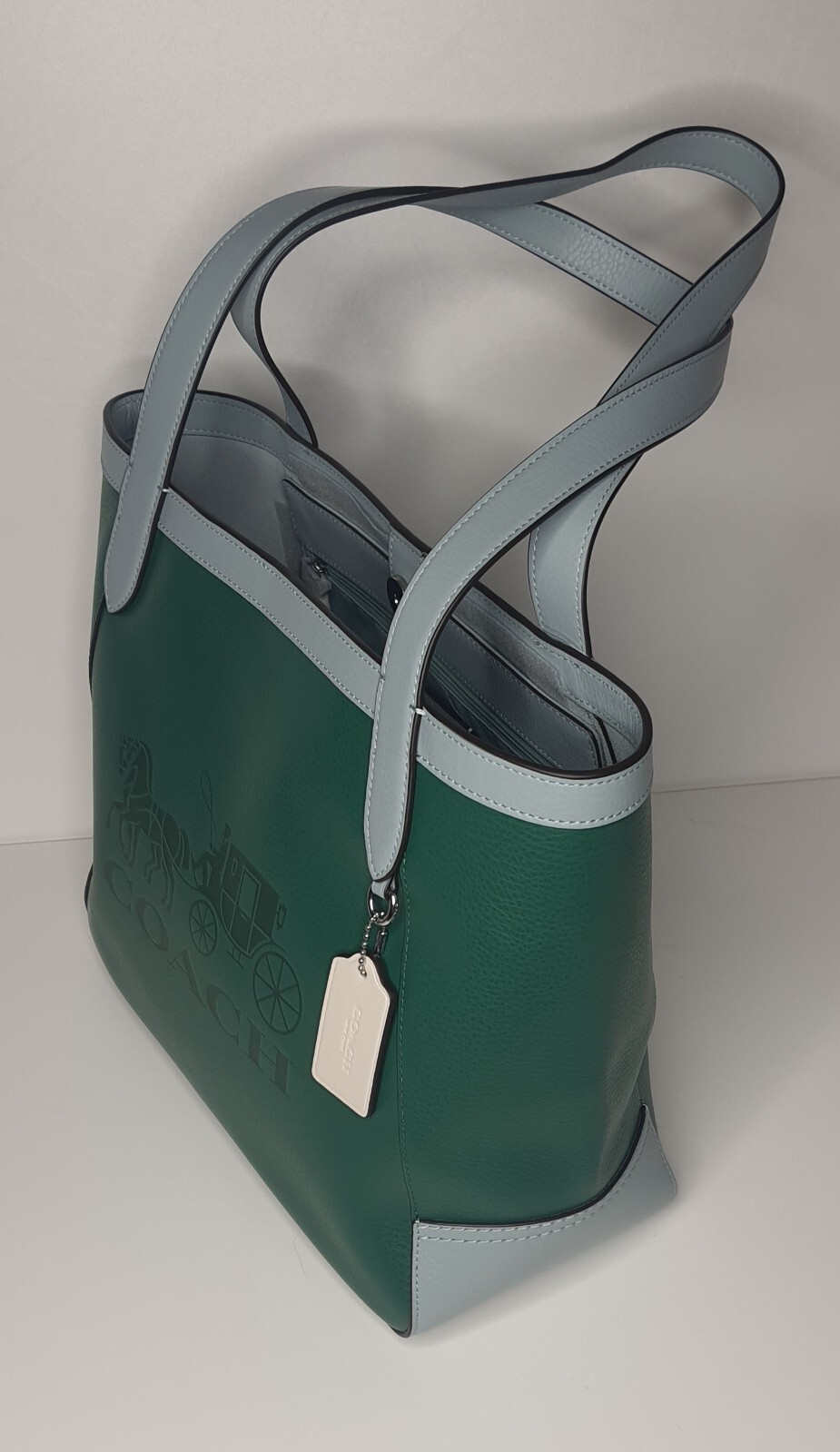 Coach C5775 Women's Leather Tote Bag - Green for sale online | eBay