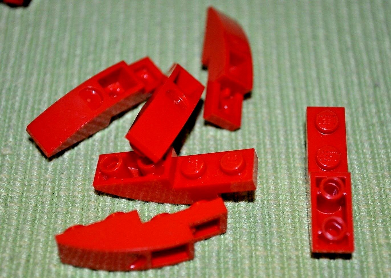 (6) 1x4 Red Inverted Rounded Bow Bricks ~ Lego ~ NEW ~ Castle | eBay