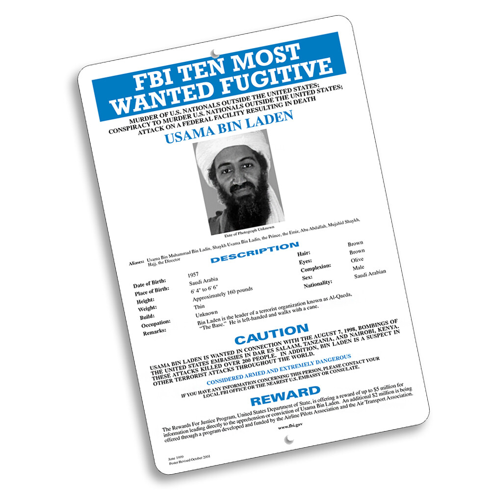 Fbi Most Wanted Poster