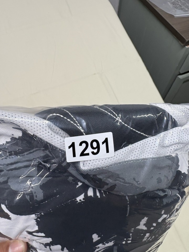 Vtg Dye Paintball Jersey XXXL Gray Black Core Division Padded Stain ...