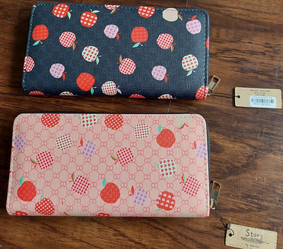 Spotted Apples Zipper Wallet | eBay