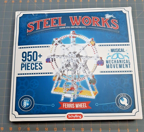 Metal Construction Set Building Steel Works Ferris Wheel classic ...