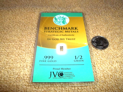 24K GOLD 1/2 GRAIN BAR CERT CARD, | eBay