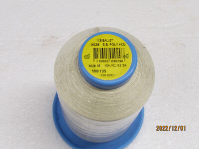 A&E Robison-Anton Embroidery Thread 122 SB POLY 5500 yards ICE BALLET ...