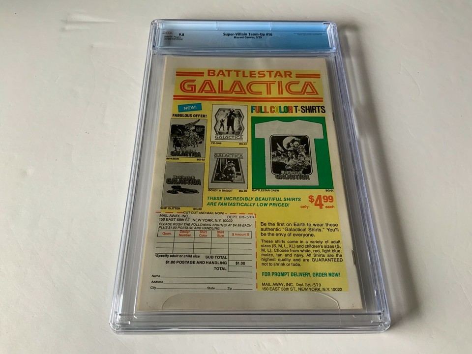 SUPER VILLAIN TEAM UP 16 CGC 9.8 WHITE RED SKULL HATE MONGER MARVEL ...