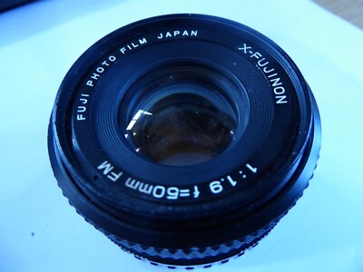 X-Fujinon 50mm f1.9 FM manual lens Mount Fujica-X (FILM CAMERAS ONLY ...