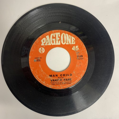 Vanity Fare 'Hitchin' A Ride' / Man Child - 1970 Page One 45 RPM Vinyl ...