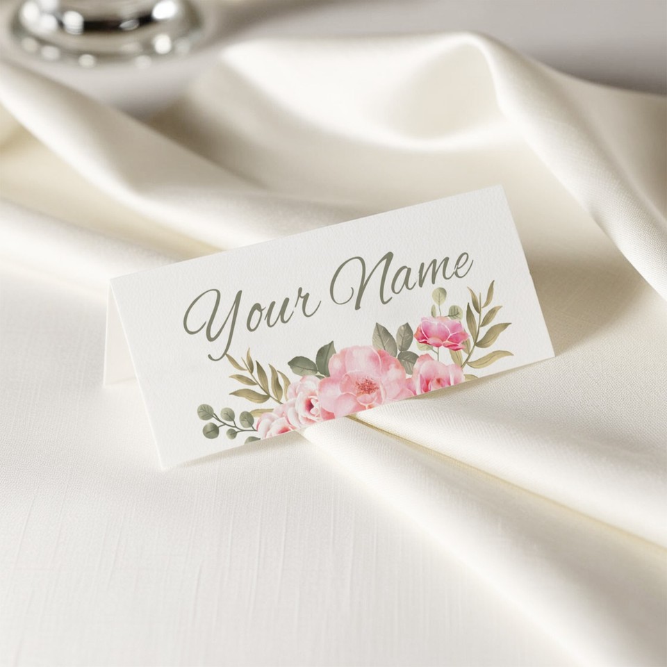 Personalised Place Cards, Table Name Cards for Weddings, Place Table ...