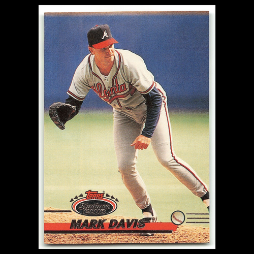 Mark Davis #371 1993 Topps Stadium Club Atlanta Braves Baseball Card ...