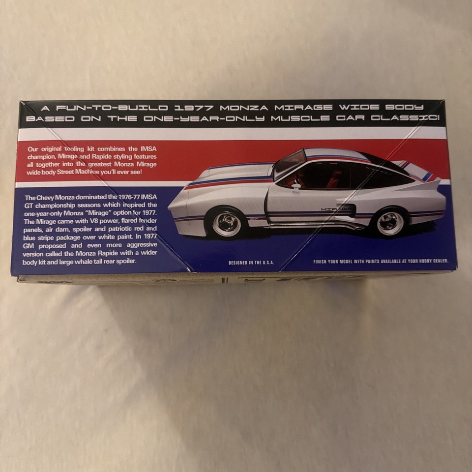 AMT 1977 Chevy Monza Wide Body Street Machine 1/25 Model Kit-Open Box ...