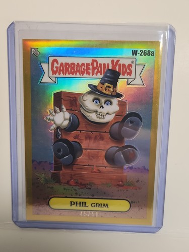 2024 Garbage Pail Kids Chrome Series 7 Phil Grim #/50 Gold Refractor ...