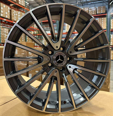 18" STAGGERED Wheels for Mercedes Benz Gunmetal Style Rims GLC E350 ...