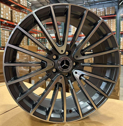 18" STAGGERED Wheels for Mercedes Benz Gunmetal Style Rims GLC E350 ...