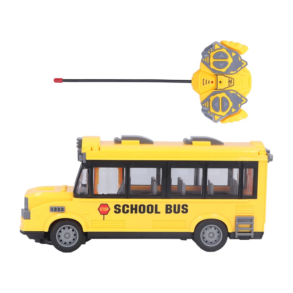 02 015 School Bus Toy Remote Control School Bus Glossy Edges For Gift ...