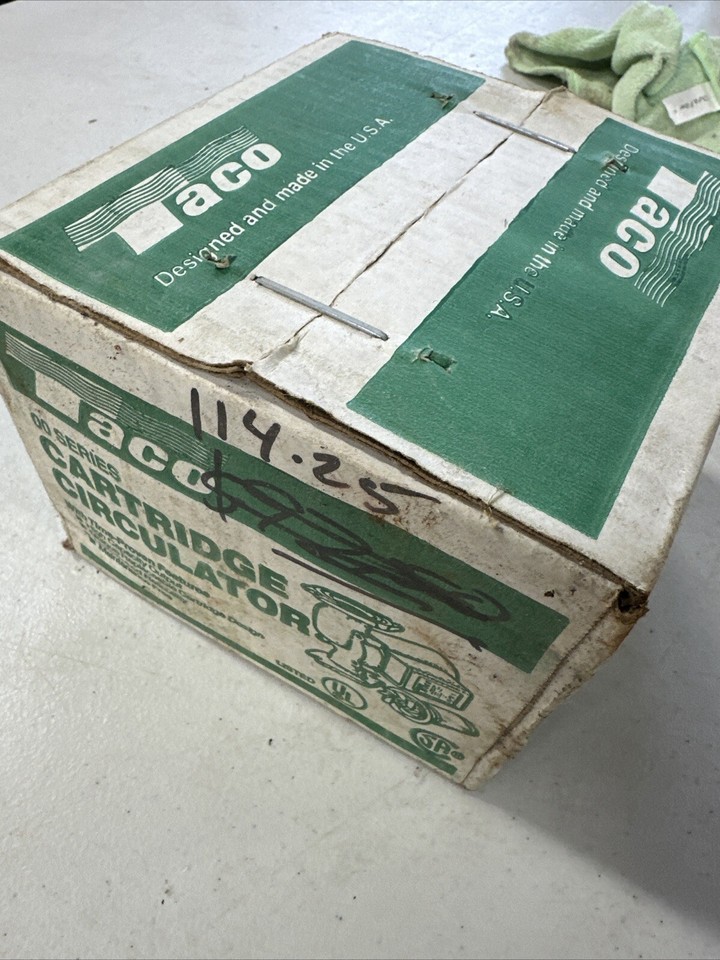 Taco 007-F5 Cast Iron Cartridge Circulator - 007 Series, 115 V ...