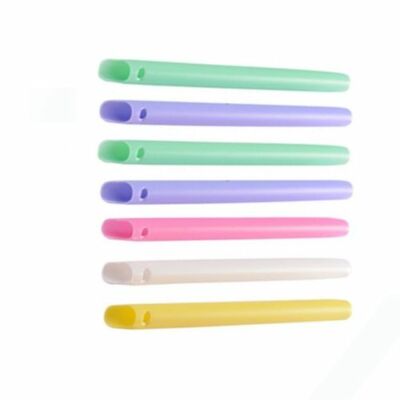 100 Pcs Dental High Volume Suction Tips Vented Dental Evacuation Tips ...