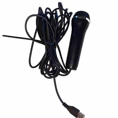 Konami Logitech USB Microphone for PS2 PS3 Wii XBox 360 Black | eBay