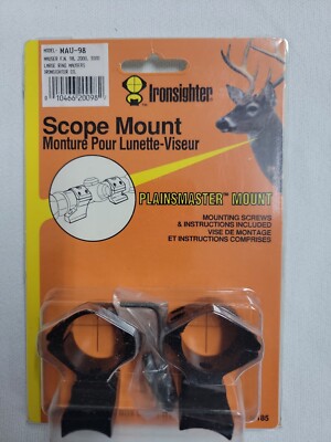 Ironsighter model MAU-98 Scope Rings/Mounts Mauser FN 98-2000/3000 ...