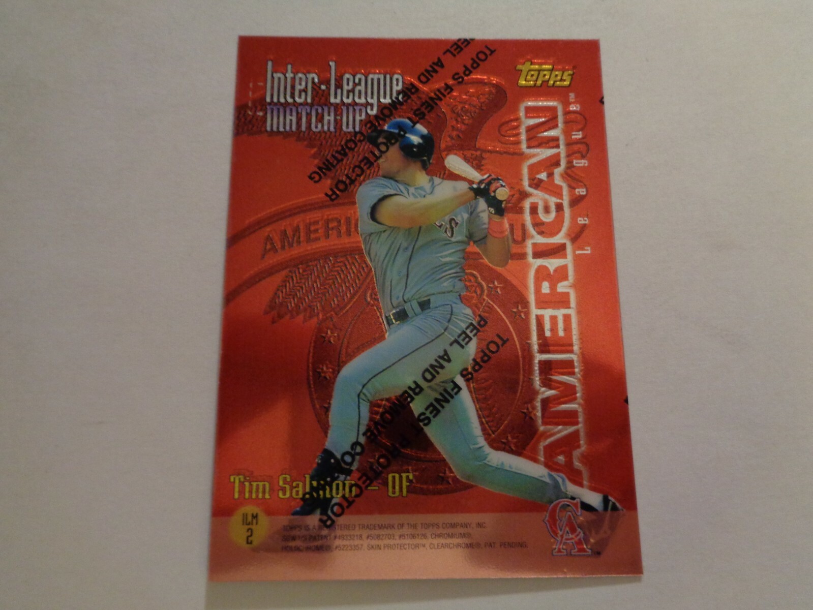 1997 Topps Inter-League Match Up Mike Piazza / Tim Salmon Card #ILM2 ...