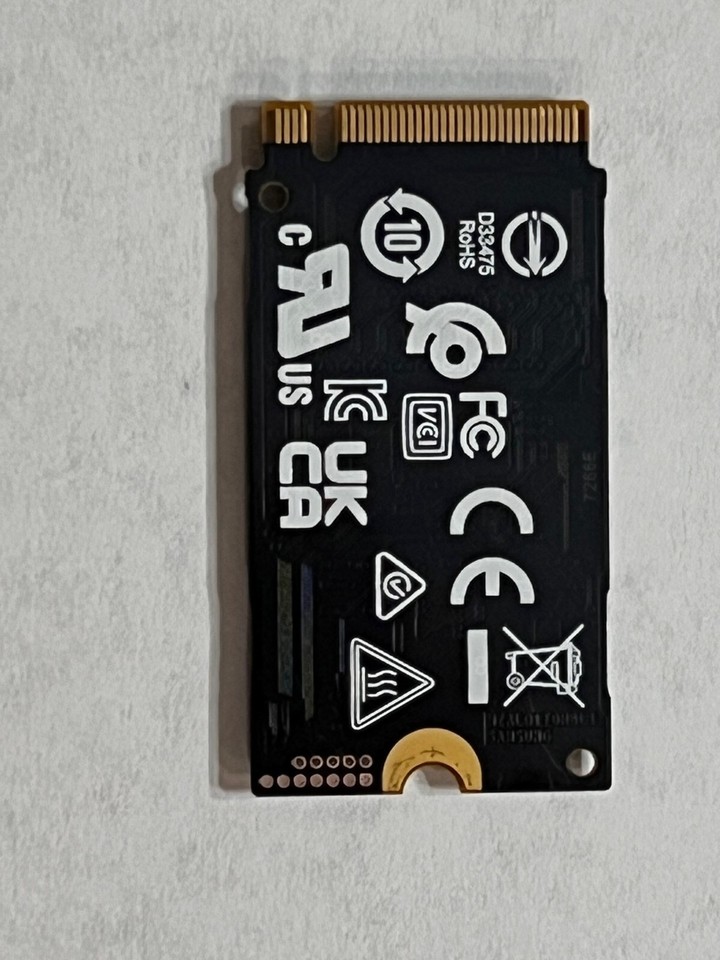 SAMSUNG 256GB SSD PM991a M.2 2242 NVME PCIe GEN3X4 MZALQ256HBJD MZ ...