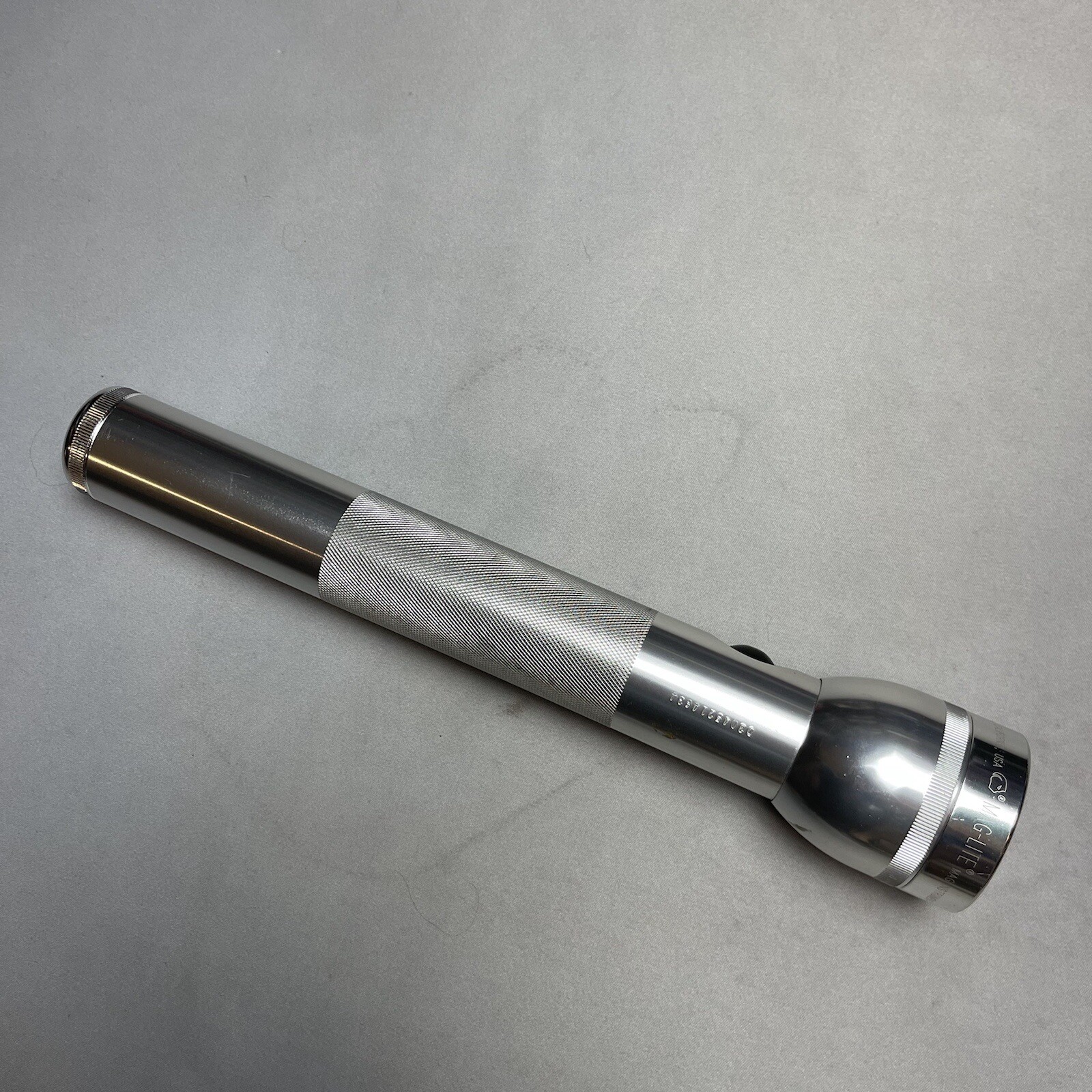 Vintage Mag Lite Flashlite 3 D-cell Silver Working Ontario 13” | eBay