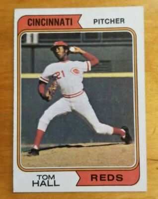 1974 Topps #248 Tom Hall Reds | eBay