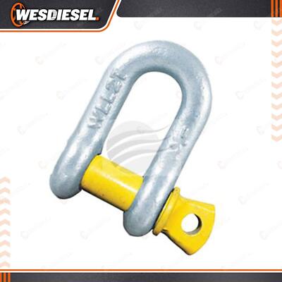 ARK D-Shackle - 11mm 7-16 inch 1500Kg Rated Galvanised Finish Bulk Pack ...