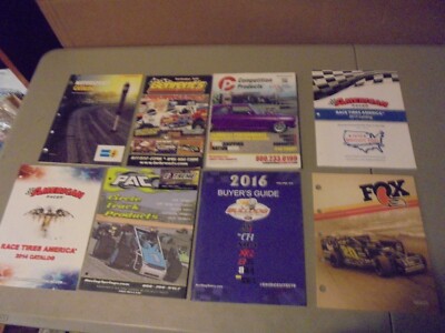 lot of 8 MIXED RACING,AUTOMOTIVE,PARTS CATALOGS,FOX,BEHRENTS,AMERICAN ...