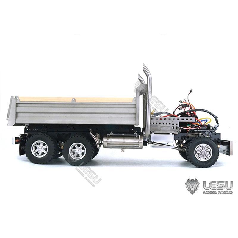 LESU 1:14 RC Hydraulic Dump Truck 6WD Radio Control Tipper Model W/O ...