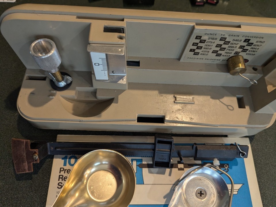 Ohaus 10-10 (RCBS) reloading scale Ammunition Reloading Powder Scale | eBay