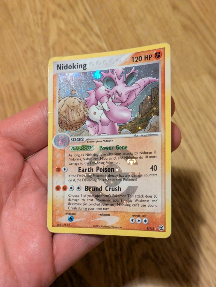 Nidoking 8/112 Reverse Holo Rare 2004 EX Fire Red Leaf Green Pokemon 8/ ...