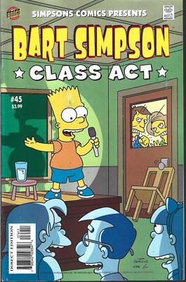 SIMPSONS COMICS PRESENTS BART SIMPSON #45 CLASS ACT (VF) BONGO COMICS ...