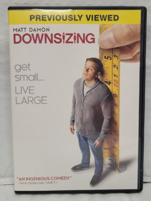 Downsizing (DVD 032429304070) Matt Dmon, Kristen Wiig, Christoph Waltz 32429304070| eBay