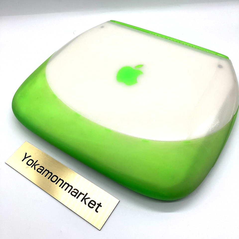 Apple iBook G3 466MHz 320MB/DVD/Key Lime AC100V | eBay