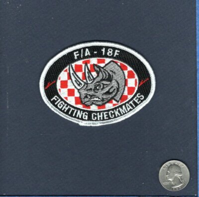Original VFA-211 CHECKMATES NAVY F-18F Super Hornet RHINO Fighter ...