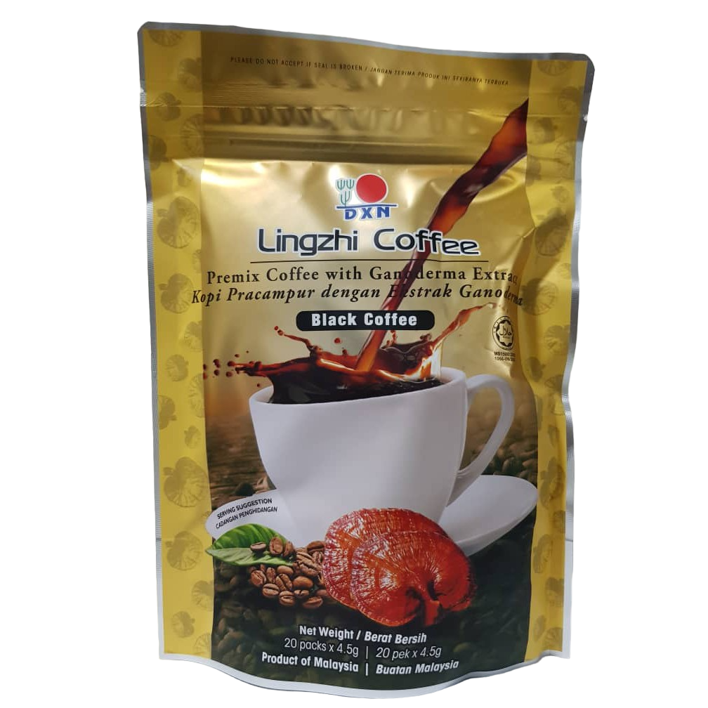 1 X DXN Lingzhi Black Coffee Ganoderma Reishi Classic Instant Cafe ...