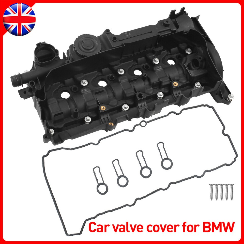For BMW N47 CYLINDER HEAD ROCKER VALVE COVER & GASKET 3 SERIES E90 E92 ...