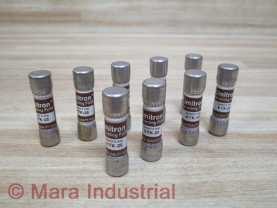 Buss KTK-25 Bussmann Fuse Cross Ref 4XC45 (Pack of 9) | eBay