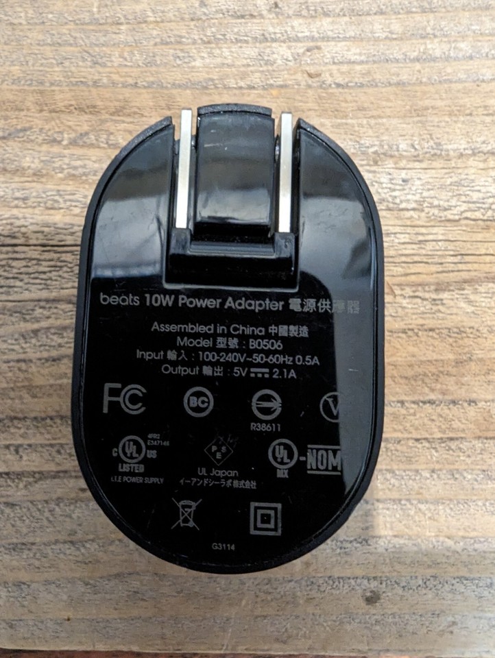 Beats by Dr. Dre USB 10W Power Adapter Charger 5V B0506 - OEM | eBay